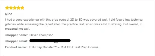 TSA Prep Booster™ - TSA CBT Test Prep Course