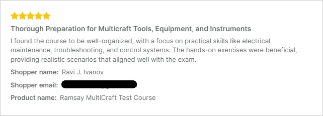 Ramsay Multicraft Practice Test: Prepare with Free Practice Test