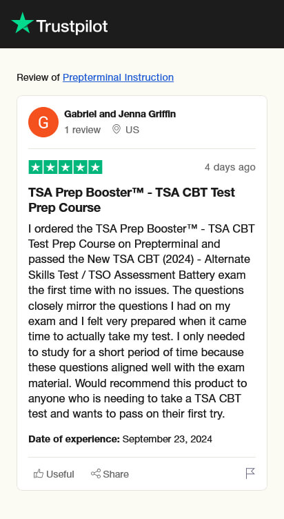 TSA Practice Test - Free Practice for New & Legacy Format in 2024